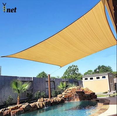 China High Density Polyethylene Waterproof Durable Sunshade Sail Breathable Suitable for Balcony Garden Camping for sale
