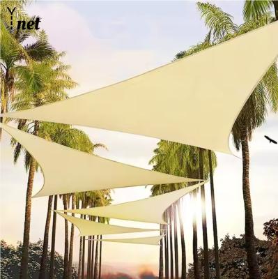 China 4x5m 2.5x3m HDPE Sun Shade Sail Triangle Waterproof Sun Shades For Patio for sale