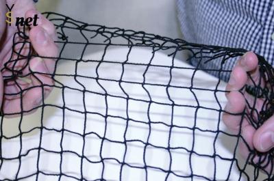 Cina Peso pesante senza nodo Netting uccello resistente alle fiamme Nodo meno Netting nero in vendita