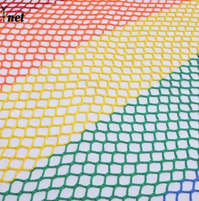 China Sports Volleyball/basketball/badminton/football Stadium Safety Nets Nylon Field Net  knotless netting for sale