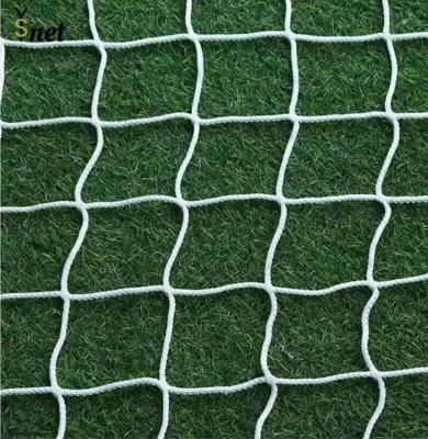 China Soccer Sports Net Color Flat Hanging Anti Falling Safety Net Construction Nylon Knotless Safety Balcony Net for sale