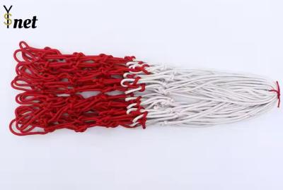 China Factory Custom 8 Loop Mini Basketball Net Red, White and Blue Oem 21inch Basketball Net for sale