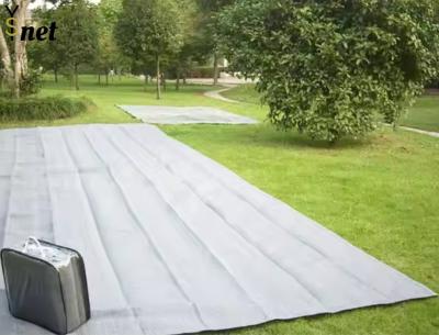中国 3x8m プラスチック キャンピングマット ニット キャラバン 屋外カーペット カスタマイズ 販売のため