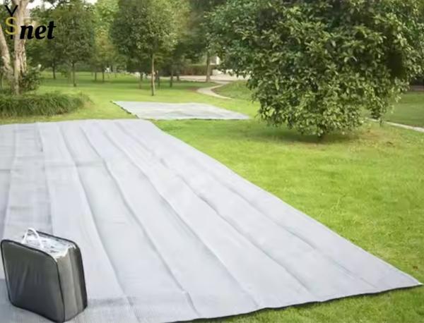 Quality 3x8m Plastic Camping Mat Knitted Caravan Outdoor Carpet Customized for sale