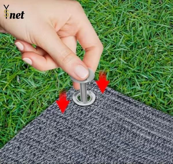 Quality Grey Carpet Net 160GSM / 180GSM Waterproof Ground Sheet For Awning for sale