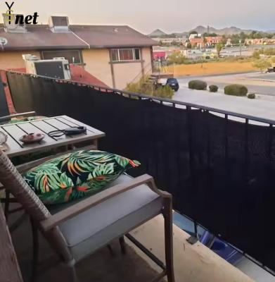 China UV Resistant Balcony Privacy Screen Fence Customized Privacy Mesh For Balcony for sale