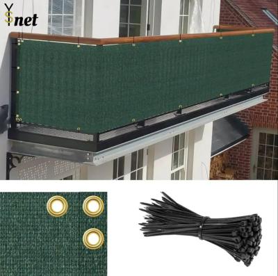 China Heavy Duty Balcony Privacy Mesh UV Resistant Balcony Screen Cover Anti Dust for sale
