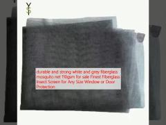 durable and strong white and grey fiberglass mosquito net 110gsm for sale Finest Fiberglass Insect Screen for Any Size Window or Door Protection