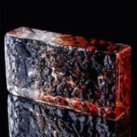 China Clear Architectural Glass Bricks Blocks Wall Solid Ultra Hot Melt Decorative for sale