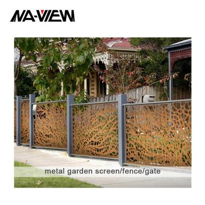 China Höhe Hintergrund-Feld-Brett-dekorative Metallzaun-Panels 1100mm zu verkaufen