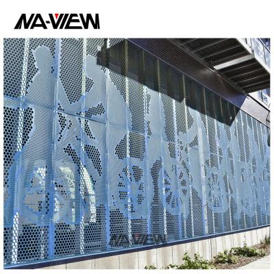 China Hof PVDF anodisierte dekorativen Metallzaun Panels zu verkaufen