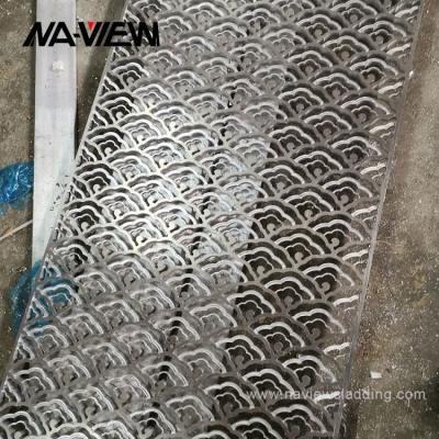 China Dekorative Metallaluminiumplatten-Außeninnenlaser schnitt Schirm-Entwürfe mit dem beschichteten Pulver zu verkaufen
