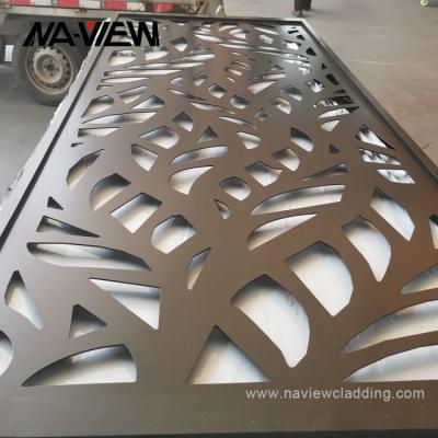China O corte de alumínio decorativo exterior do laser almofada as telas do metal do corte do laser que resistem às telas de aço à venda