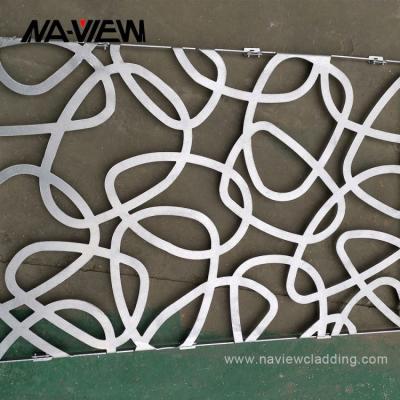 China O corte de alumínio decorativo exterior do laser almofada as telas do metal do corte do laser que resistem às telas de aço à venda