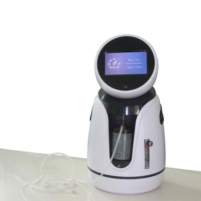 China Multi-language Speaking Robot Oxygen Concentrator with CE, EMC, FCC White & Black for sale