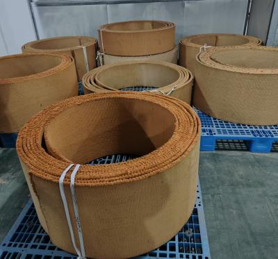 China BGO Non Asbestos Woven Brake Lining for Ship Anchor Brake with 200℃ Working Temperature and 5-35mm Thickness Range for sale