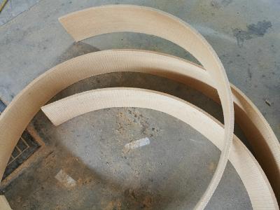 Cina Rotolo tessuto resistente del rivestimento dei freni dell'abrasione libera dell'amianto per i trattori del verricello in vendita