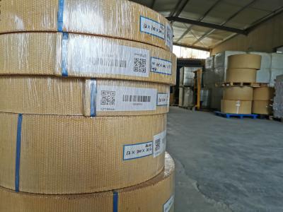 China Non Asbestos Woven Brake Lining Roll For Drilling Machine Impact Resistance for sale