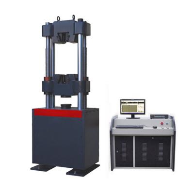 China Microcomputer control electro hydraulic servo universal testing machine for sale