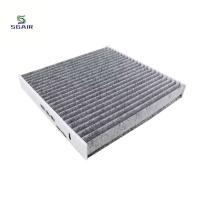 Quality Low Resistance Activated Carbon Pleated Air Filter Lightweight And Easy for sale