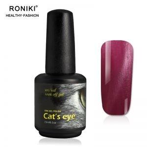 China RONIKI Magnetic Cat Eye Gel Polish,Cat Eye Gel,Cat Eye Gel Polish,5D Cat Eye Gel Polish，natural gel nail polish for sale
