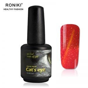 China RONIKI Color Changing Cat Eye Gel,Colorful Cat Eye Gel,Variety Cat Eye Gel,Cat Eye Gel，chameleon gel nail polish for sale