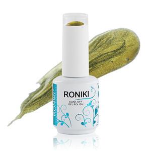 China RONIKI 15ml Magnetic Gel Polish Soak Off Golden Cat Eye Gel Cat Eye Gel supplier for sale