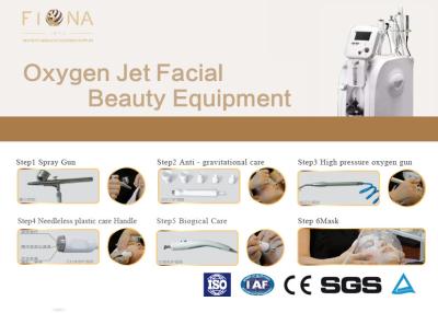 Cina Gli strizzacervelli si immergono nella macchina del trattamento della pelle dell'ossigeno, 6 in 1 macchina 50HZ di Microdermabrasion in vendita