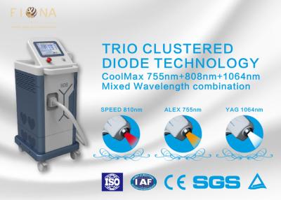 Cina Barre Painfree del laser del laser a diodi della macchina sicura di depilazione 12 con il touch screen LCD in vendita