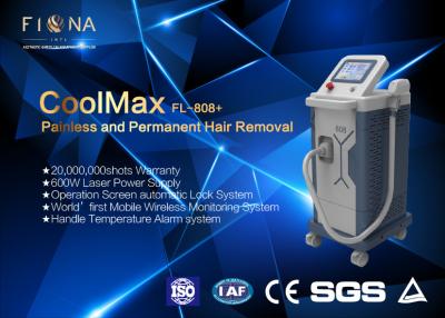 Cina barre senza pelle del laser di stile stazionario della macchina di depilazione del laser a diodi 600W 12 in vendita