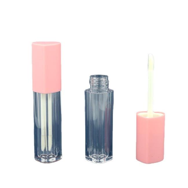 Heart shape lip gloss tube side view