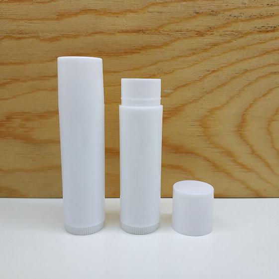 Black lip balm tube container