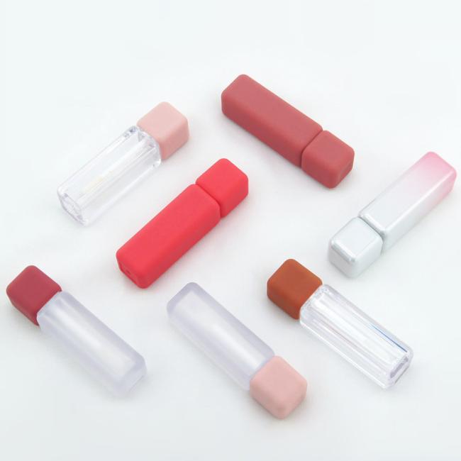 5ml square plastic cosmetic container with applicator