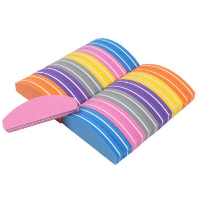 China OEM Double Sided Nail Buffer Block 100 Grit 180 Grit Nail Sponge Buffer for sale