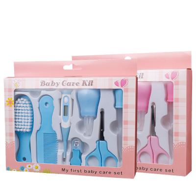China 8pcs Infant Nail Clipper Set Silicone Newborn Manicure Set With Gift Box for sale