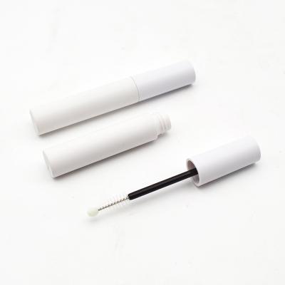 China Matte Empty Mascara Tube Screw Cap 16mm Dia White Mascara Bottle for sale