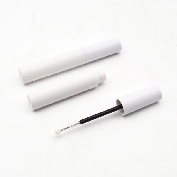 Quality Matte Empty Mascara Tube Screw Cap 16mm Dia White Mascara Bottle for sale