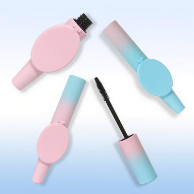 China Gradient Color Mascara Tube Plastic 9ml Empty Eyelash Tube Double Layer for sale