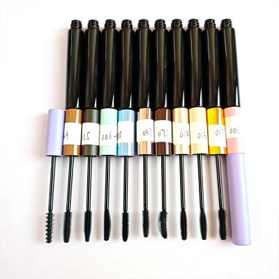 China 12ml Black Mascara Bottle ABS Plastic Empty Eyelash Serum Bottles for sale