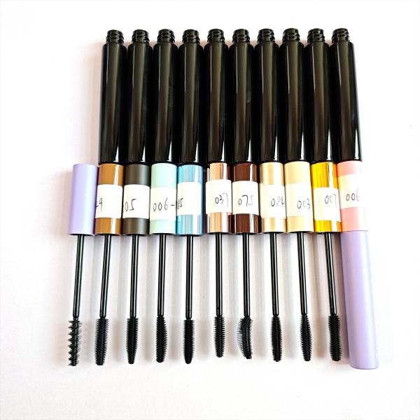 Quality 12ml Black Mascara Bottle ABS Plastic Empty Eyelash Serum Bottles for sale