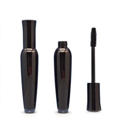 China Screen Printing 5ml Black Bottle Mascara 126*24mm Empty Eyelash Container for sale