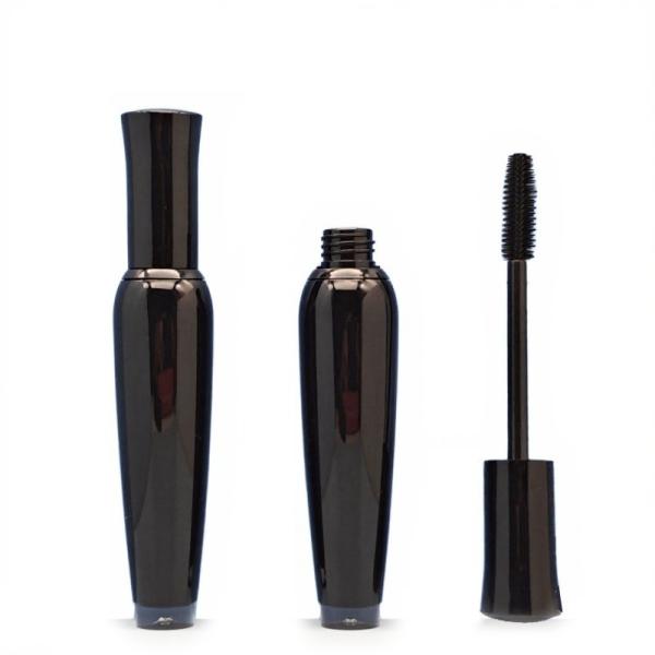 Quality Screen Printing 5ml Black Bottle Mascara 126*24mm Empty Eyelash Container for sale
