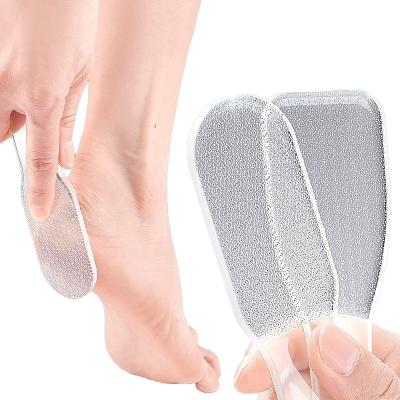 China Clear Nano Glass Foot File Durable Handheld Callus Remover Dead Skin Scraper for sale