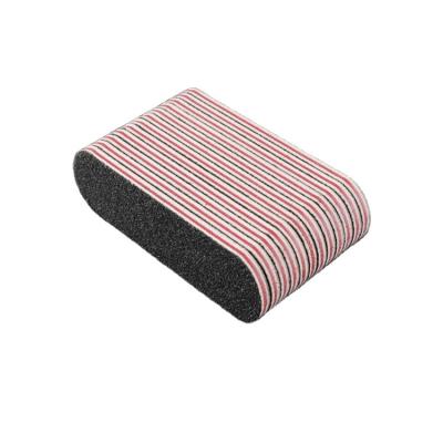 China Disposable Mini EVA Emery Board Black Double Sided 100 /180 Grit Nail File for sale