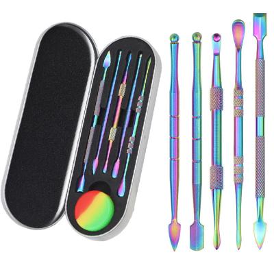 China Rainbow Nail Care Tools FOCSTAR Cuticle Nail Pushers Customized Logo for sale