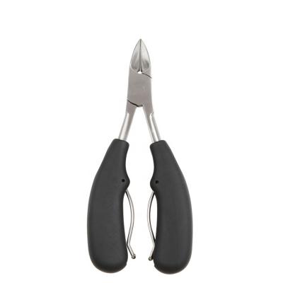 China Customized Finger Nail Clipper Stainless Steel Cuticle Nippers Black for sale
