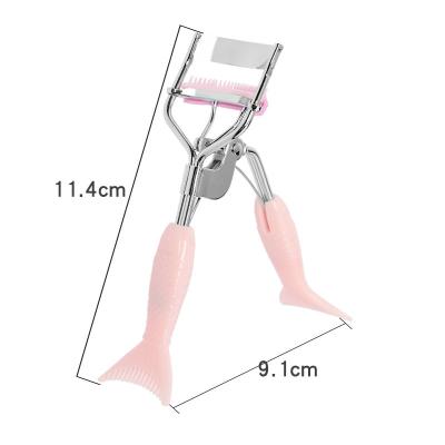 China Fish Tail Comb Eyelash Curler Silver Lash Separator Curler OEM for sale