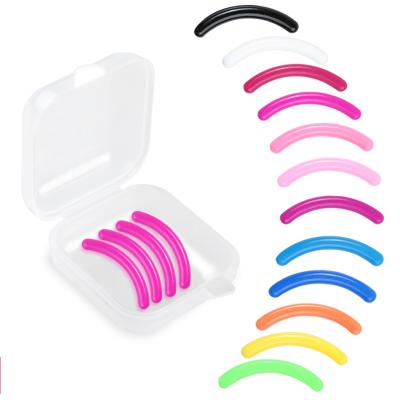 China Silicone Replaceable ColorfulRubber Pad with box for Durable Eyelash Curler for sale