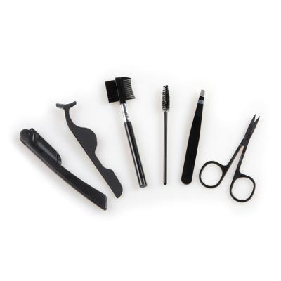China Makeup Tools Kit Black Eyebrow Razor Set 3 4 5 6 Pieces Eyebrow Trimmer for sale