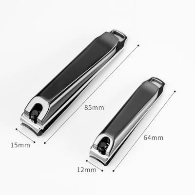 China Customized Logo Stainless Steel Nail Clippers Cutters Large Small Sizes Nail Grooming Kit for sale